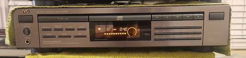 JVC JVC XL-Z 451 CD player titanium 1998 - Titanium metal | Reverb