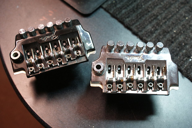 SCHALLER FENDER MIJ SYSTEM ONE TREMOLO SYSTEM 1984-'87 BLACK | Reverb