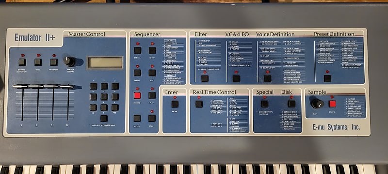 E-MU Systems Emulator II+ 61-Key 8-Voice Sampler Workstation | Reverb