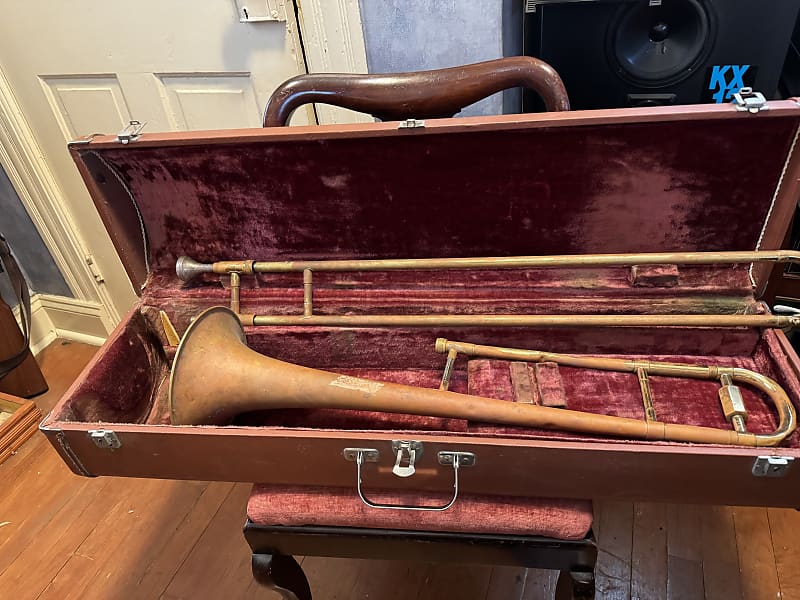 York National trombone - Brown | Reverb
