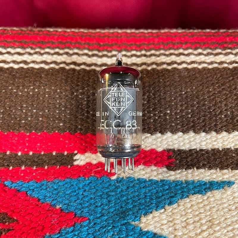 Vintage Telefunken ECC83 / 12AX7 Smooth Plate Preamp Tube | Reverb