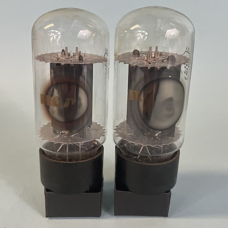 1975 RCA 6L6GC (x2) Matched Pair Vintage Made In USA Power | Reverb