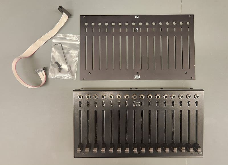 XVI Desktop USB 16 Channel Fader Bank with CV, I2C, and MIDI | Reverb