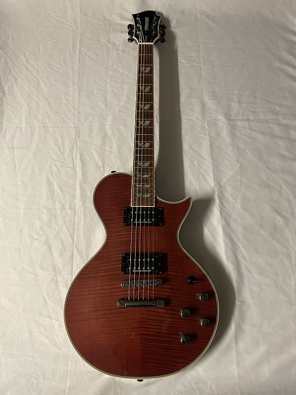 Fernandes Monterey Deluxe 2005 - See Thru Cherry Red Quilted | Reverb