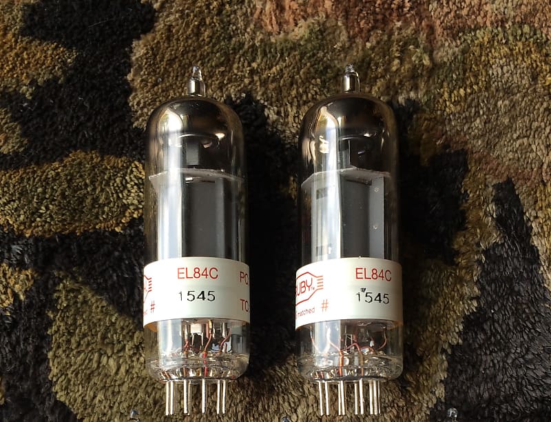 Ruby EL84 C (2) free shipping | Reverb