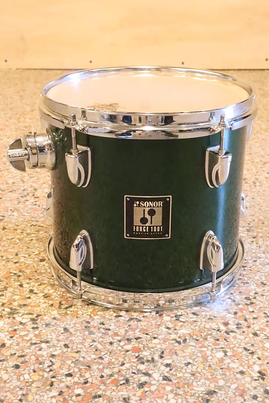 Sonor 9x10" Force 1001 Rack Tom Drum Green | Reverb