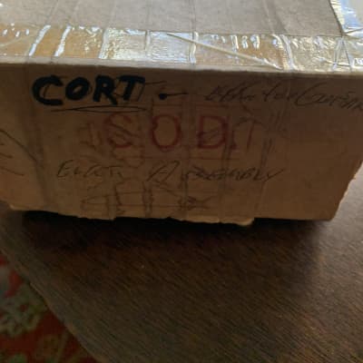 1980s Cort Effector electric guitar Explorer with built in | Reverb