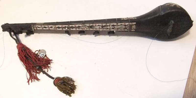 RARE, VINTAGE HANDMADE UNUSUAL STRINGED WOODEN INSTRUMENT, | Reverb