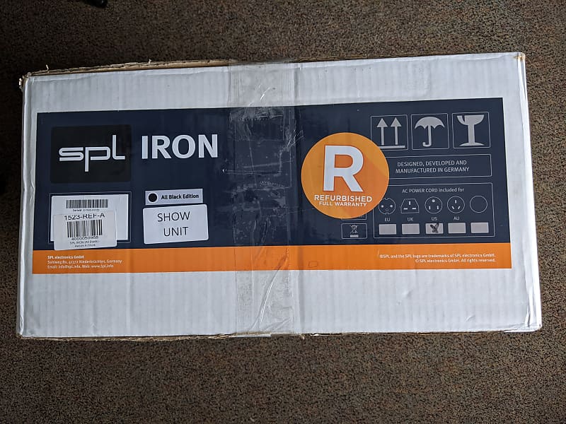 SPL Iron Mastering Compressor v1 2022 - All Black | Reverb