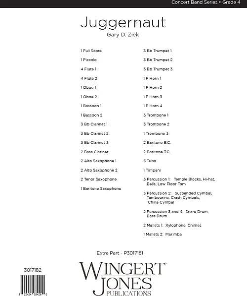 Juggernaut - Full Score | Reverb