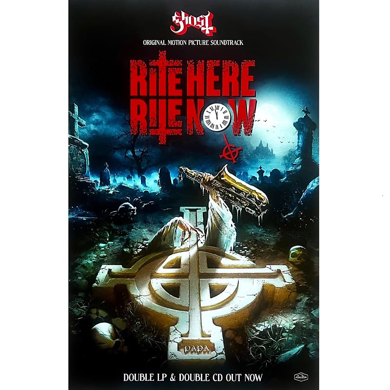GHOST - Rite Here Right Now 2024 Ltd Ed New RARE Lithograph | Reverb