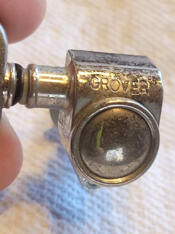 Grover Chrome Rotomatic treble side tuner 70's Martin | Reverb