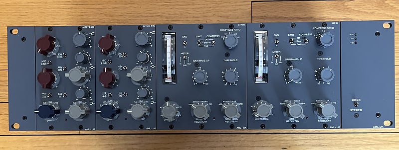 AML 500 Series Rack With 2 - EZ1073 Preamp/EQ & 2 - 54f40 | Reverb