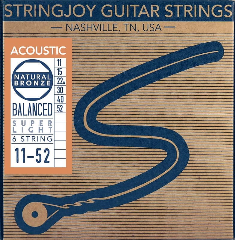 Stringjoy Naturals Acoustic 11-52 PB | Reverb