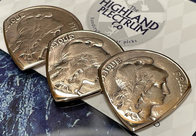 The Highland Plectrum Co. One 1912 French 10 Centimes Coin | Reverb