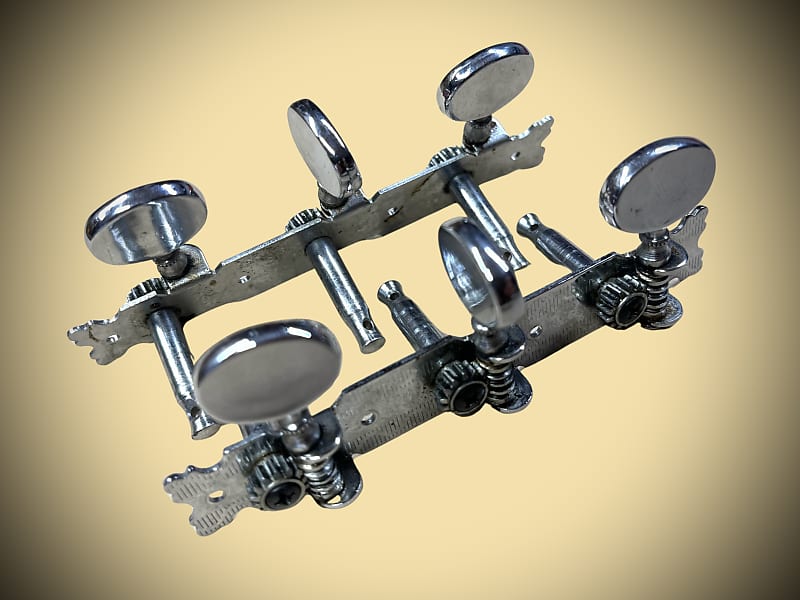 Vintage 1960s Guild Freshman Inline Plate 3x3 Tuning | Reverb Canada