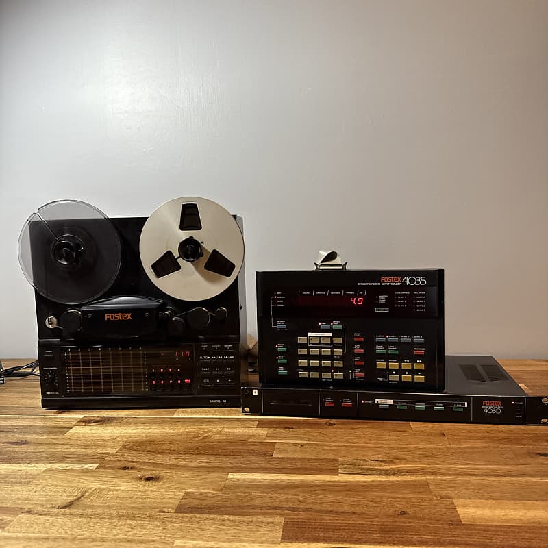 Fostex model 80 reel to reel tape player 4030 and 4035 | Reverb