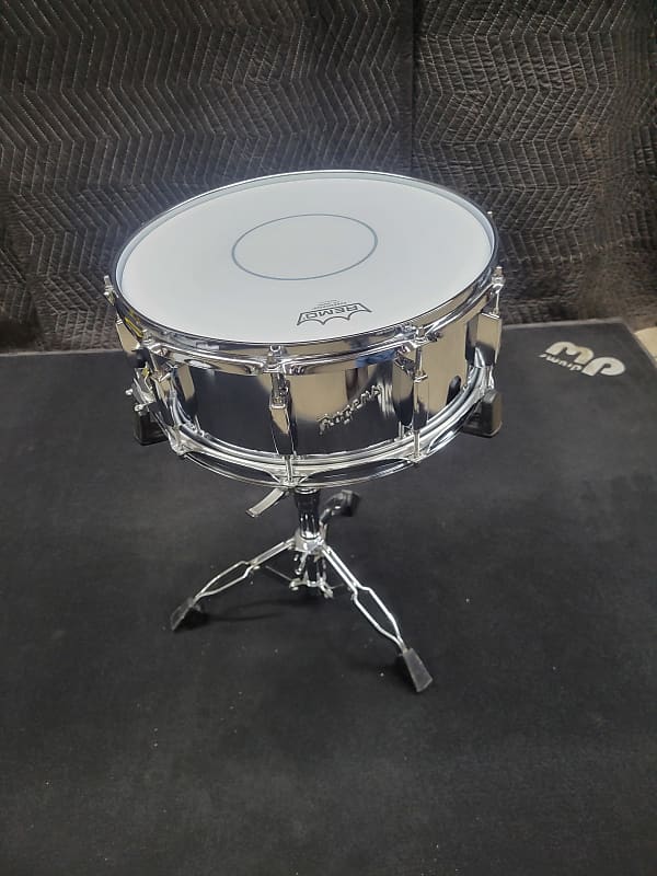 Rogers Chrome Steel Snare Drum | Reverb