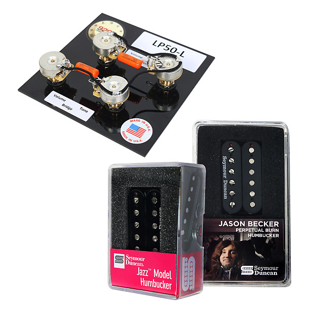 Duncan Jason Becker Perpetual Burn + SH-2n Set, Black+Les | Reverb UK