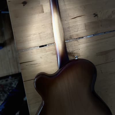 Rono deluxe workingman electric semi-hollow 5 string octave | Reverb