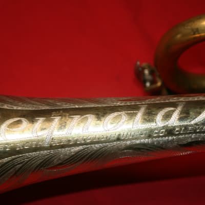 Reynolds Model 51 Sterling Silver bell Bb trumpet 1953 model | Reverb