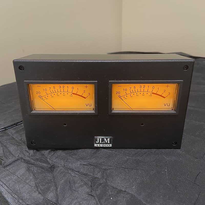 JLM Audio Stereo VU Meter 2022 - Black | Reverb