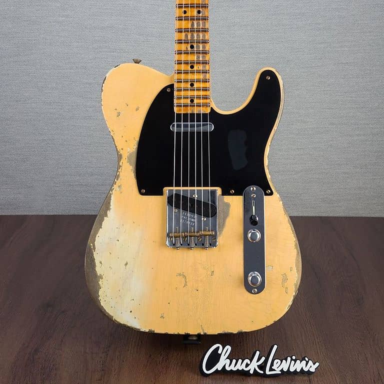 Fender Custom Shop '52 Telecaster Heavy Relic Electric Guitar | Reverb