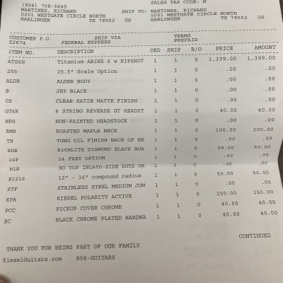 Kiesel Aries titanium 2021 Matte black | Reverb