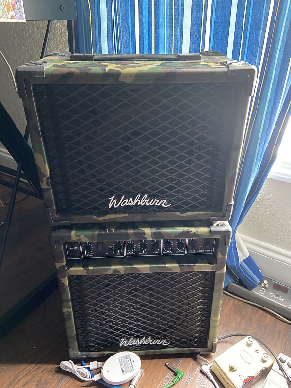 Washburn 25watt Solid-State Mini Stack Camo *Discontinued* | Reverb