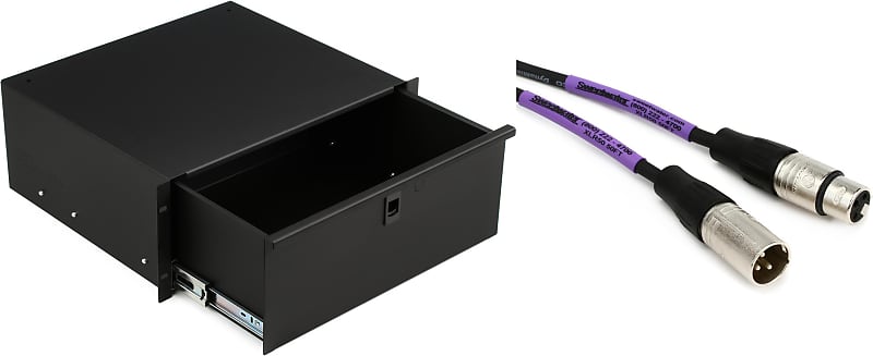 Gator GRW-DRW4 4U Standard Rack Drawer Bundle with Pro Co | Reverb