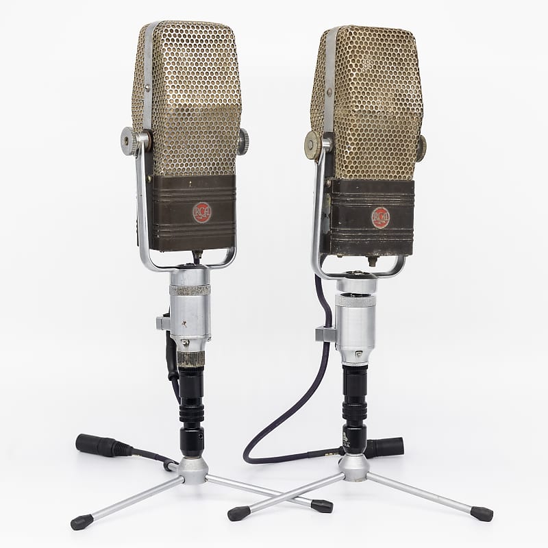 RCA 44-BX Ribbon Microphone Pair - fully serviced + | Reverb Australia