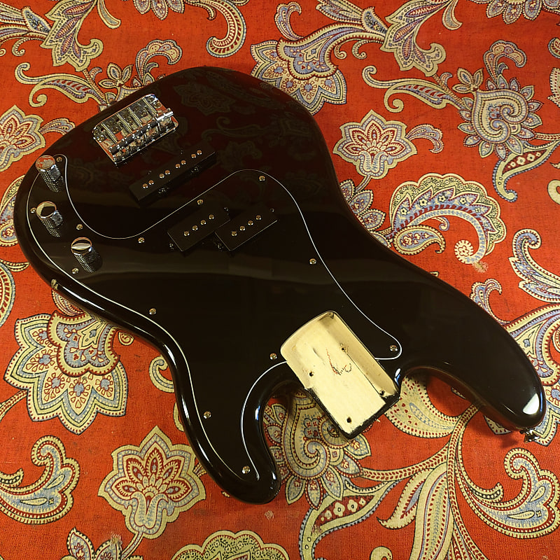 2021 FENDER SQUIER PJ BASS BODY - FULLY LOADED | Reverb