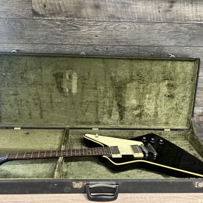 Hamer XT Series Standard Explorer Electric Guitar Gloss Black | Reverb