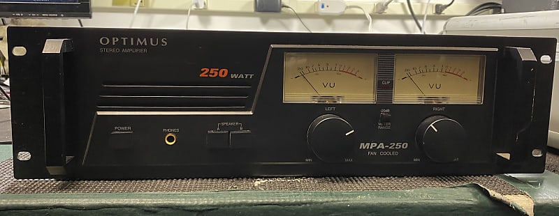 Optimus MPA-250 Power Amplifier | Reverb