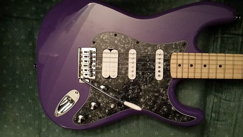 ~Cashified~ Kramer Strat-Style Purple Rock 'n' Roller | Reverb