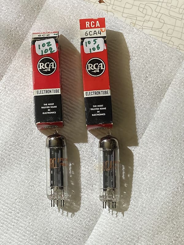 RCA 2-6CA4 Tubes | Reverb