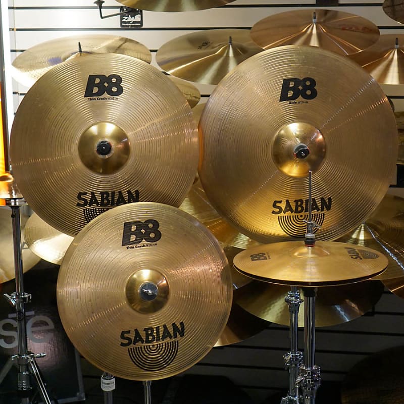 Sabian B8 Cymbal Pack Set - Used | Reverb