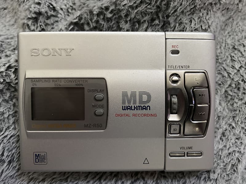 Mint Sony MZ-R50 - Digital Walkman- Mega Bass- Mini Disc | Reverb