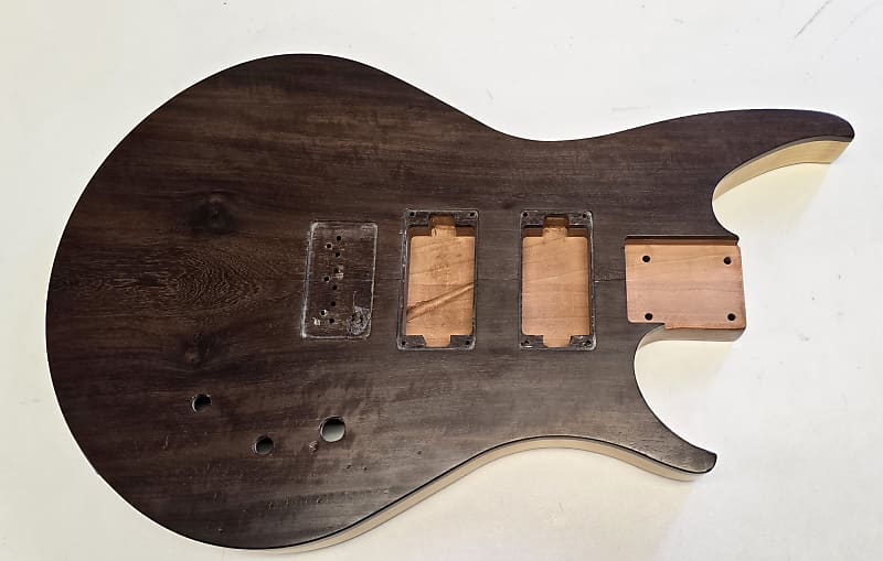 Made in USA Custom Guitar Body Walnut Maple Mahogany Routed | Reverb