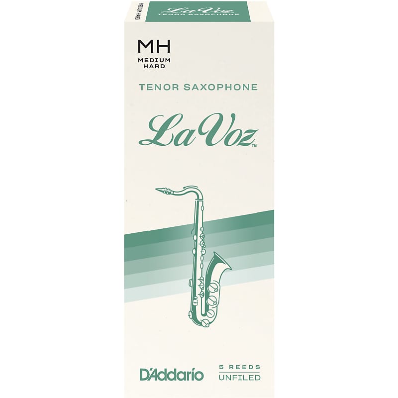 La Voz Tenor Saxophone Reeds - Medium/Hard 5 Pack | Reverb