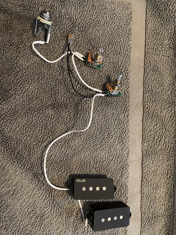 EMG Precision Passive Pickups 2017 Black | Reverb