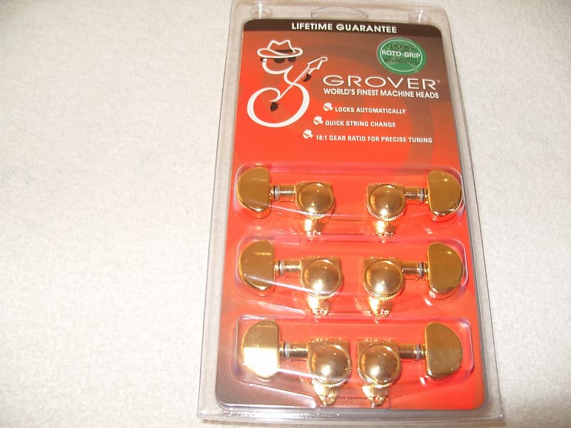 Grover 502G Locking Tuning Machines gold | Reverb