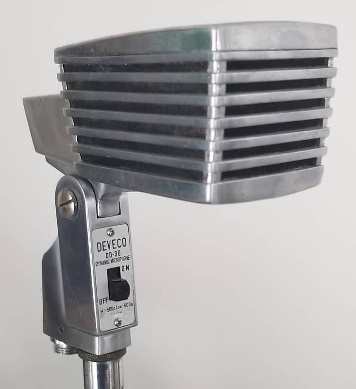COLLECTORS! Deveco DD30 Dynamic Microphone 1950s Japan | Reverb