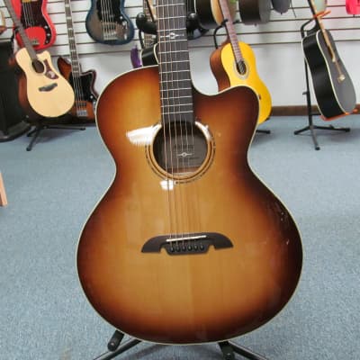 Alvarez ABT60CE-8BK 8-String Baritone Black Acoustic Electric | Reverb