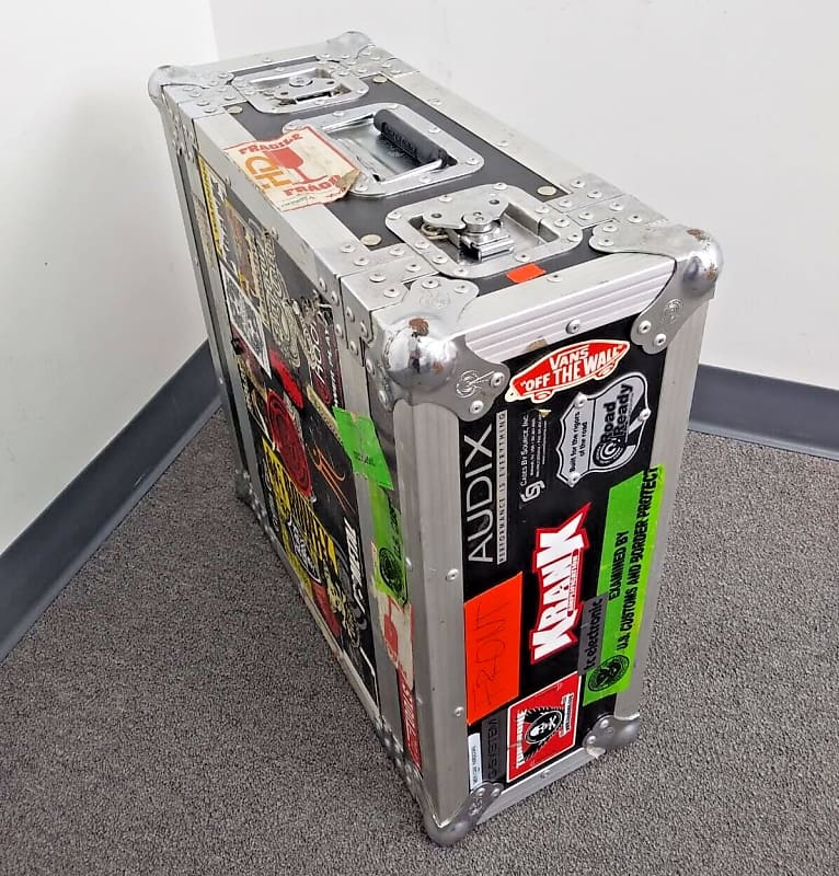 Road Ready 4-Space Wooden Rack Hard Flight Case - Black | Reverb