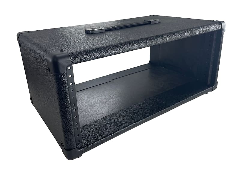 PROCRAFT 4U 12" Deep Rack Case in Black Tolex Wrap - Top | Reverb