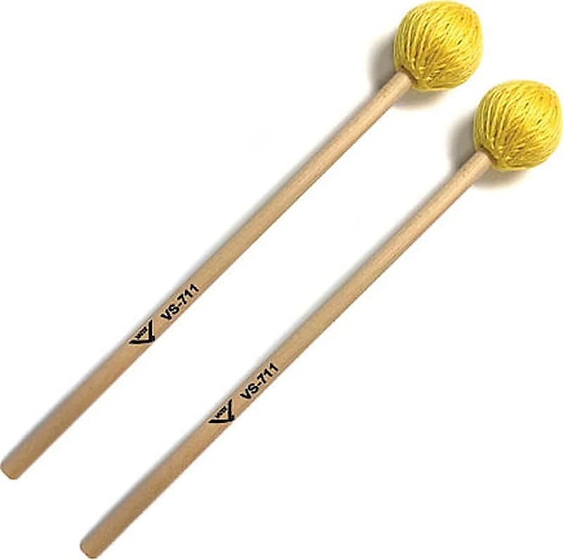 Student Marimba Mallets - Set of Hard Birch Mallets with Yarn | Reverb