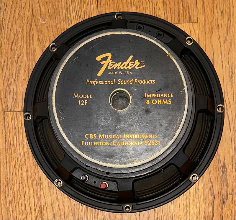 Electro-Voice EVM 12F Fender 1980’s - Black | Reverb