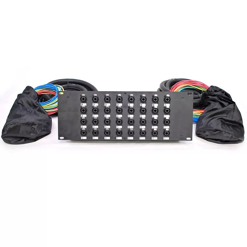 32 Channel Xlr Trs Combo Splitter Snake Cable - Two 15' Xlr | Reverb