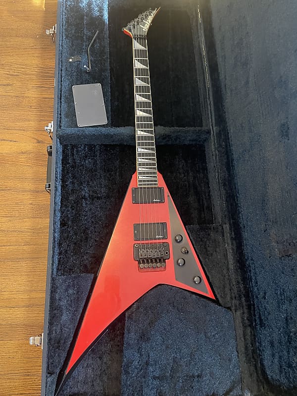 Jackson 1990 professional Pro Rhoads 1990 Metallic Red | Reverb